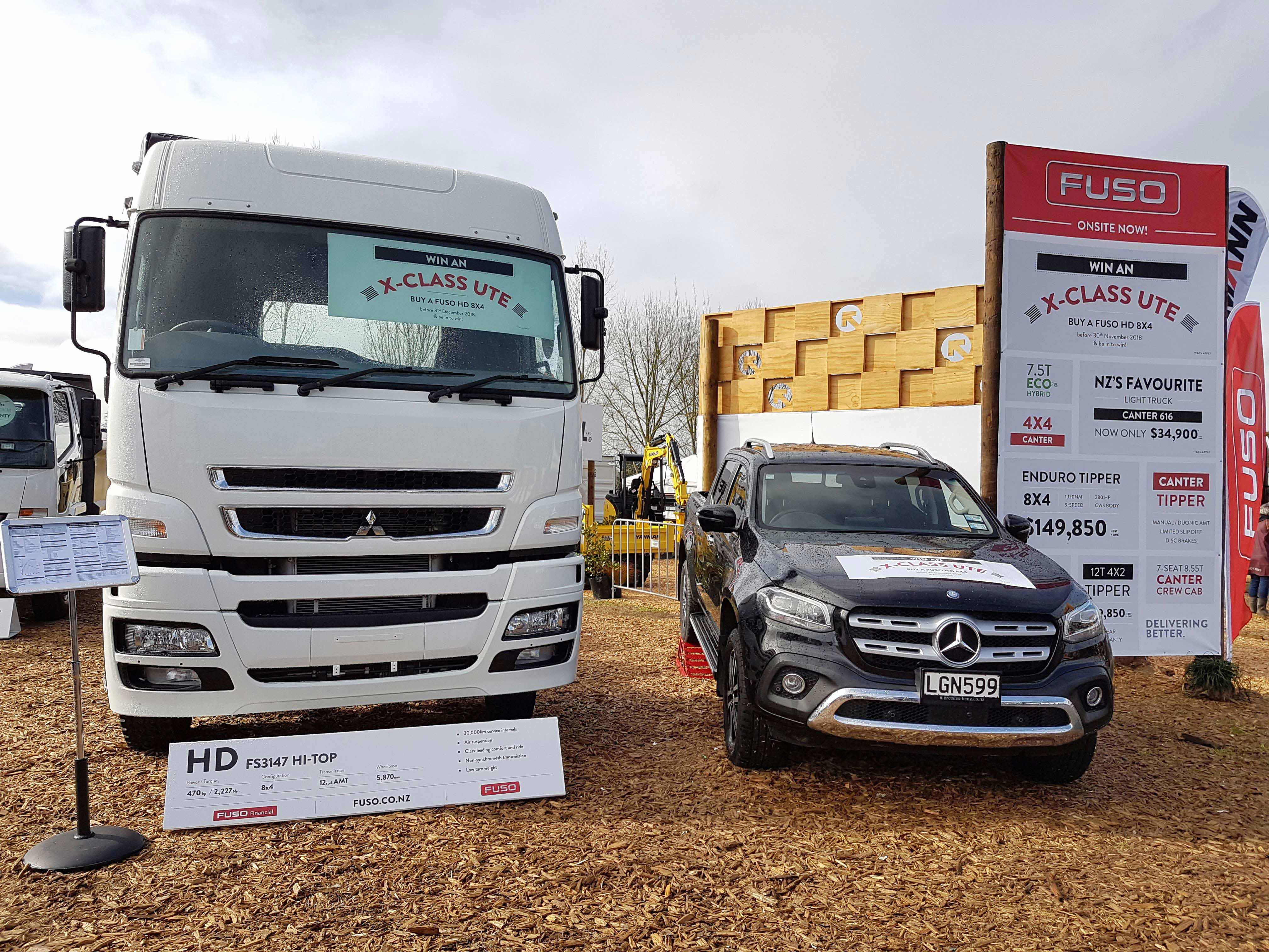 Fuso NZ brings X factor to Fieldays | Fuso Truck & Bus New Zealand