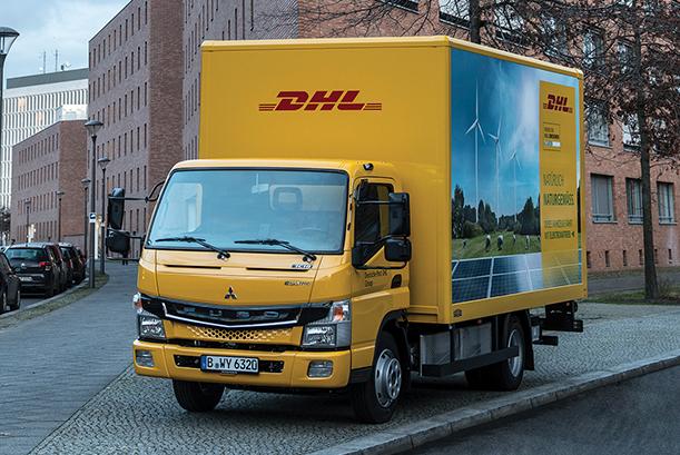 DHL leading the way with electric technology | Fuso © NZ